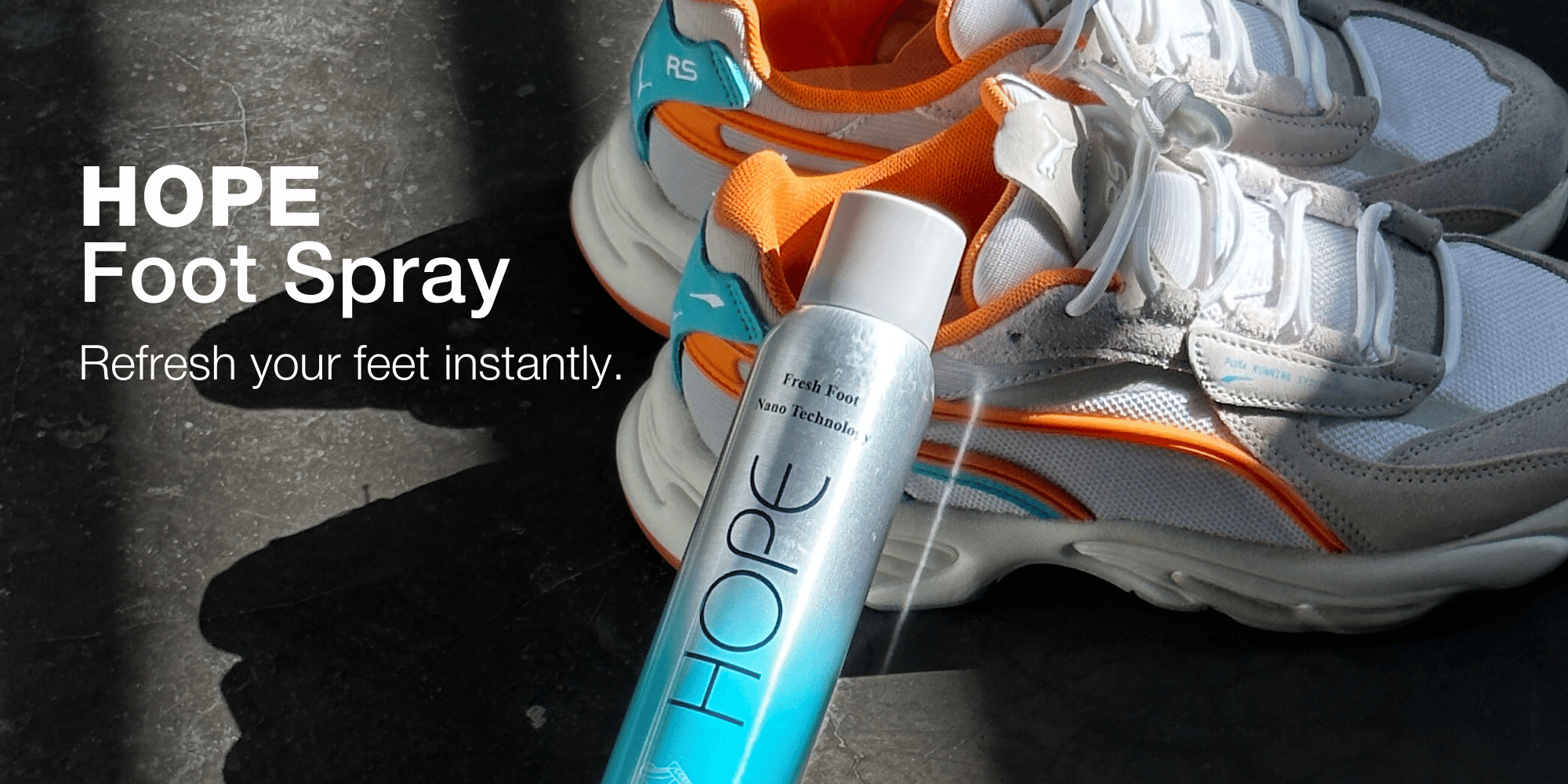 HOPE Foot Spray Shoe Deodorizer Pewangi Kasut (180ml) | Shopee Malaysia