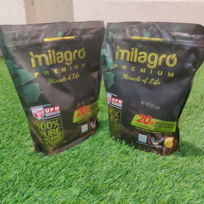 New Milagro Premium Fertilizer 1 kg 100% Organic Suitable all types ...