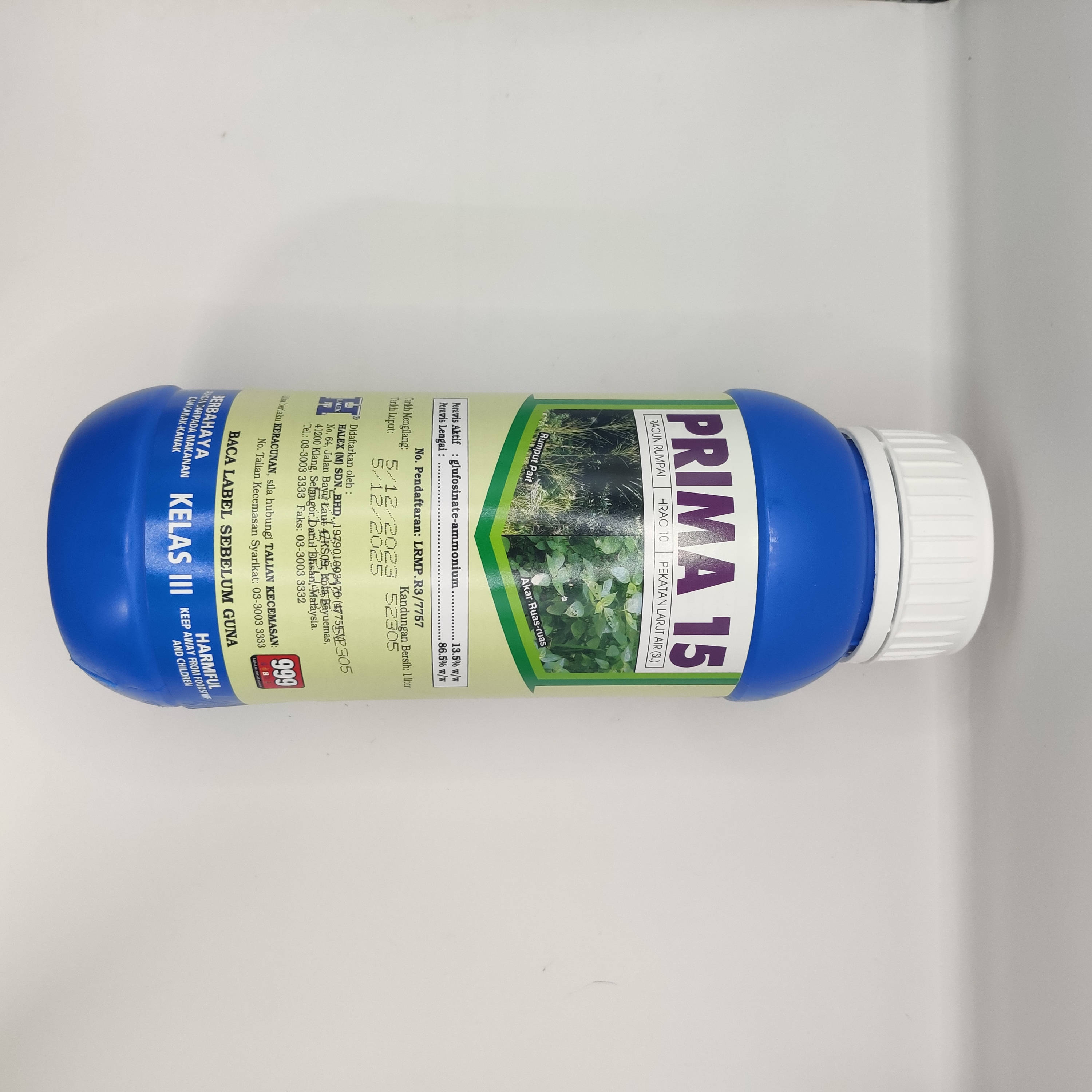 Racun Rumput Sentuh Prima 15 Glufosinate Ammonium 13.5% 1L Sambau ...