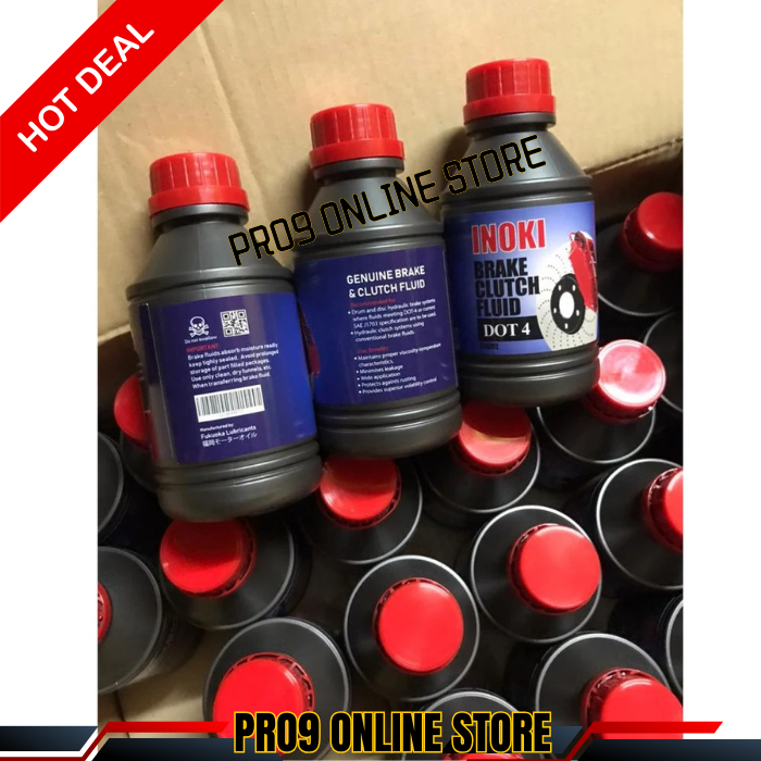 INOKI Brake Oil Dot 4 Minyak Brek Dot4 Brake Clutch Oil Fluid 400G【NEW ...