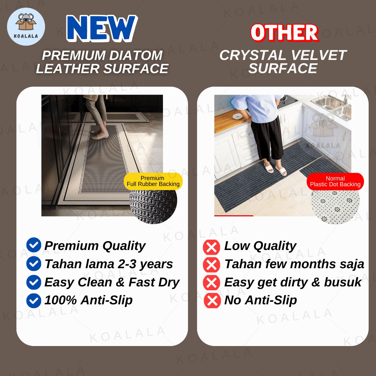 Modern Long Absorbent Bath Mat Fast Dry Floor Diatom Mat Karpet ...