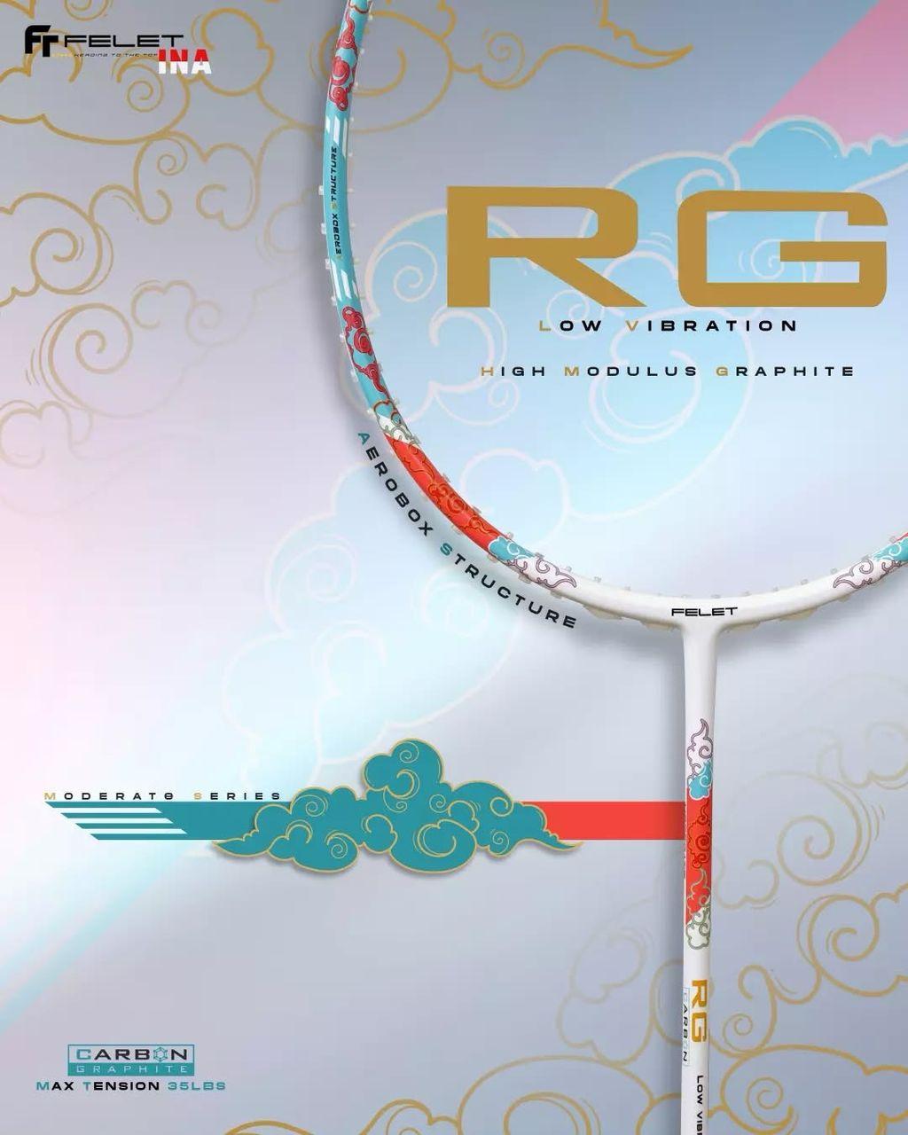 FELET RG LOW VIBRATION BADMINTON RACKET [FREE STRING + GRIP] | Shopee ...