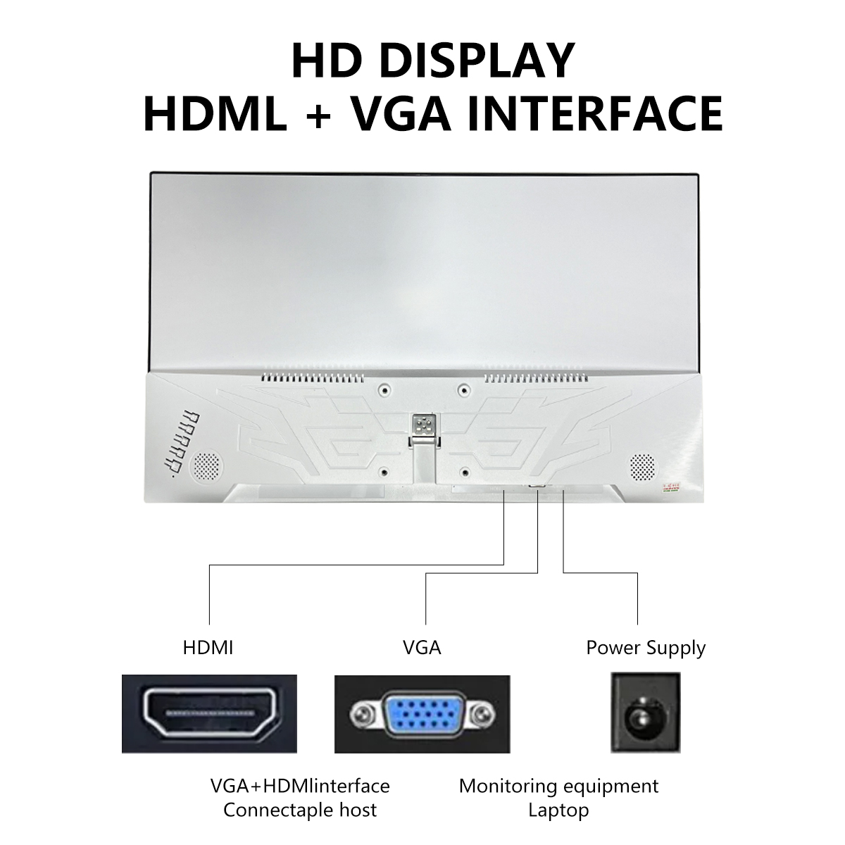 JEAANSP Monitor Full HD LED Gaming Monitor 19/22/24/25inch 75Hz 22V8 ...