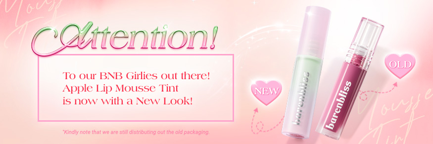 [BUNDLE] BNB barenbliss Apple Mousse Tint Duo Set [Transferproof Satin ...