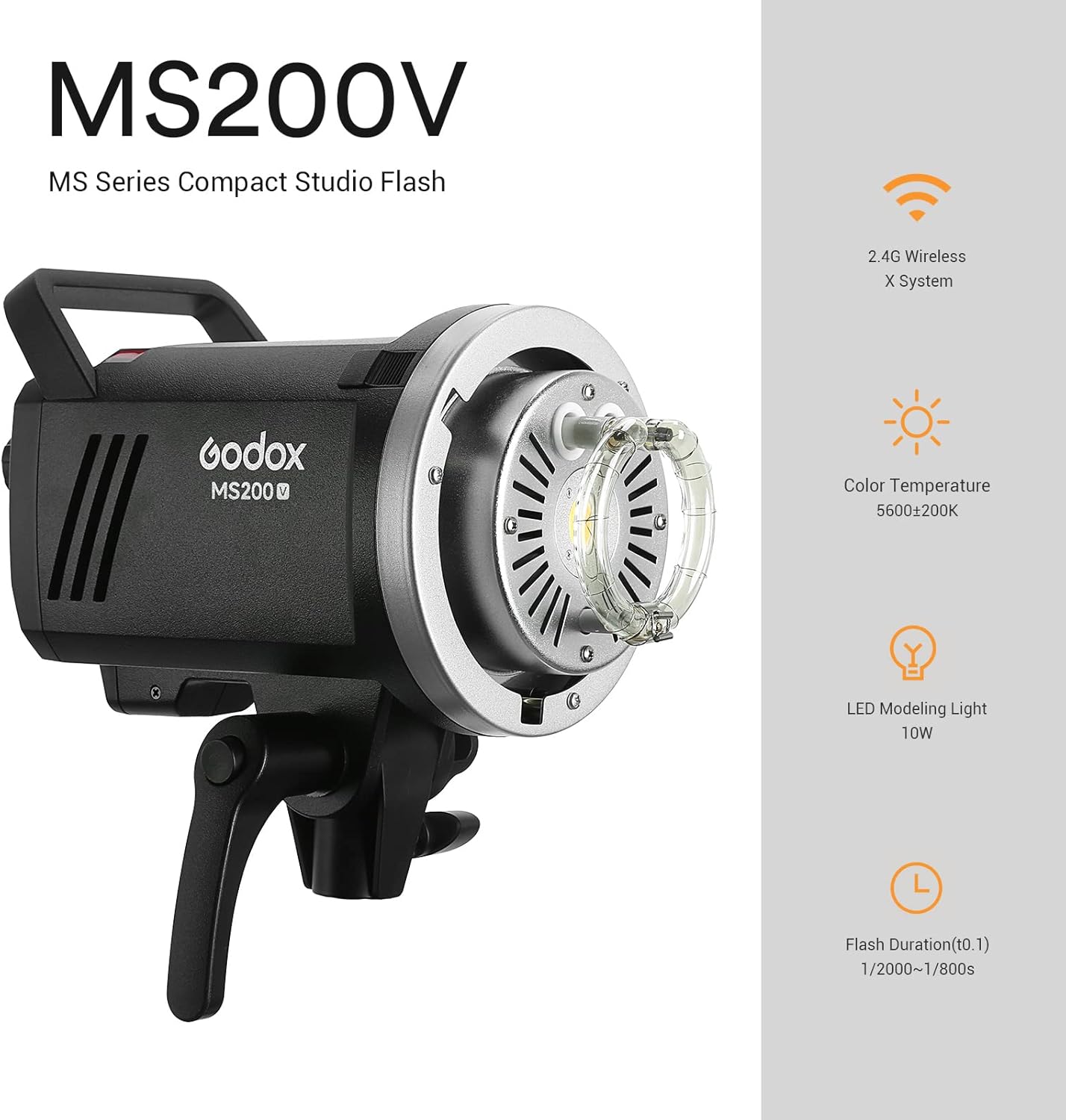 Godox MS200-V Studio Flash Monolight | Shopee Malaysia