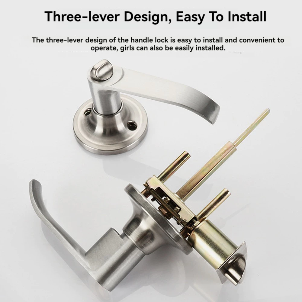 Door Lock Set Tubular lever entrance door lock knob set room Door Lock ...