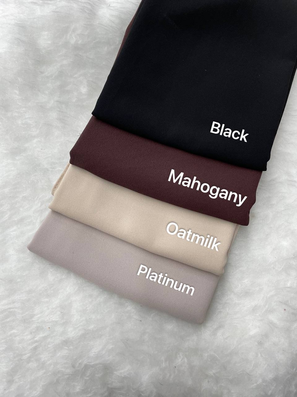 [NEW] SHAWL HEAVY CHIFFON 2 METER | Size 2m x 0.71m | Jahitan Baby Seam ...