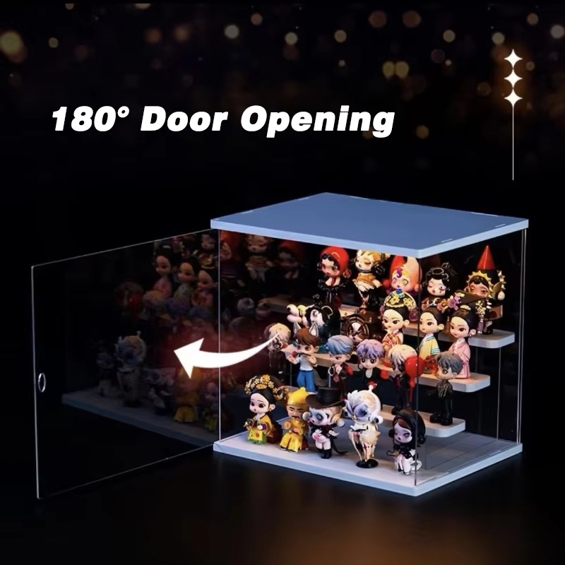 Bubble Matt Acrylic Display Box Molly Hand-Made Jasmine Doll Storage ...