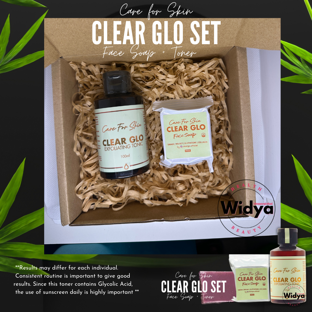 CLEAR GLO Face Soap | Sabun Tanaka Walnut Glutathione Collagen | Shopee ...