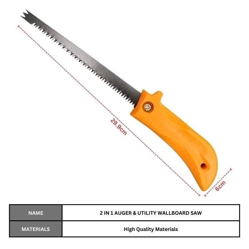 2 In 1 Utility Heavy Duty Wall Board Saw Cutting Plaster Ceiling ...
