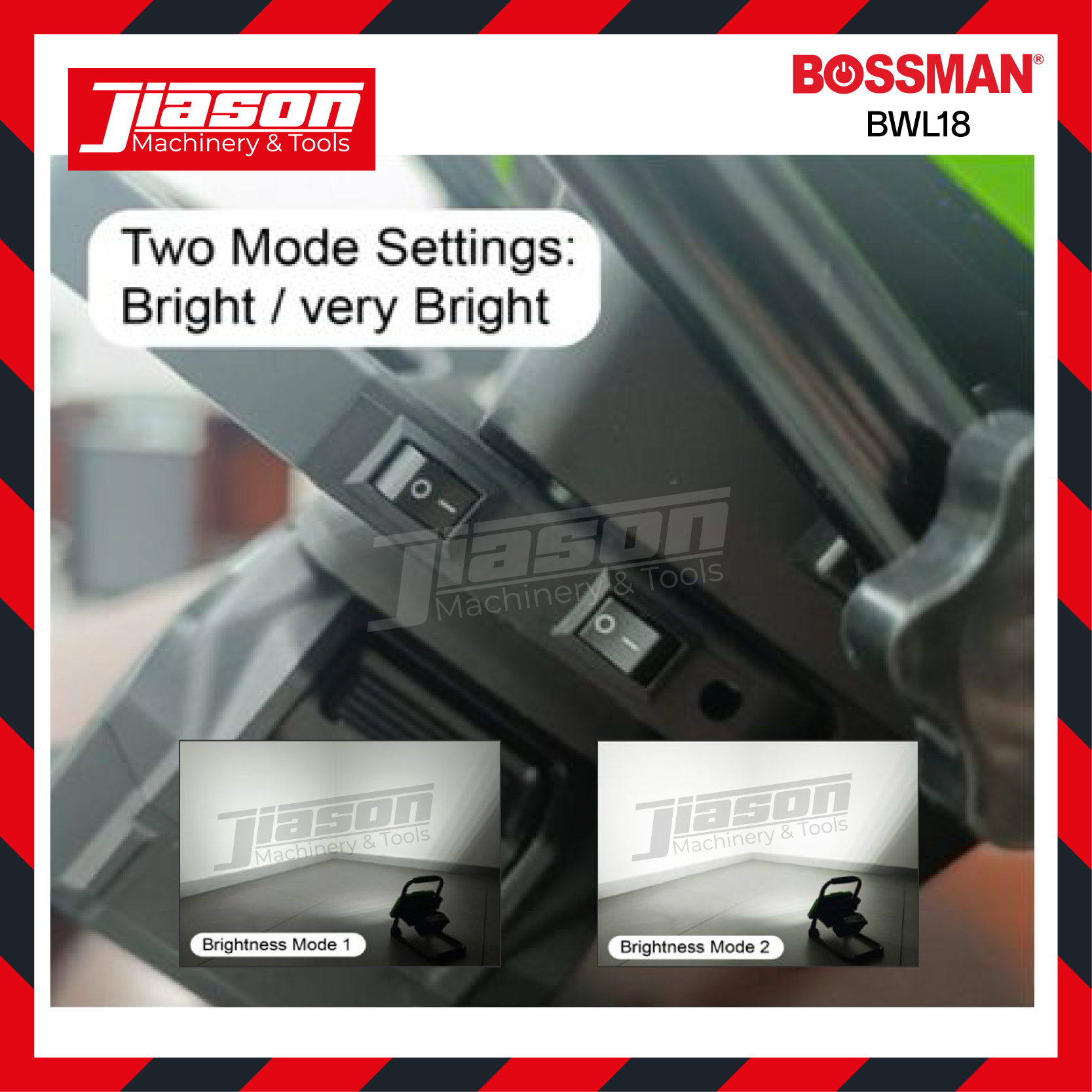 BOSSMAN ECO-SERIES BWL18 LED Working Light | 500W | 3000LM | 6500K ...