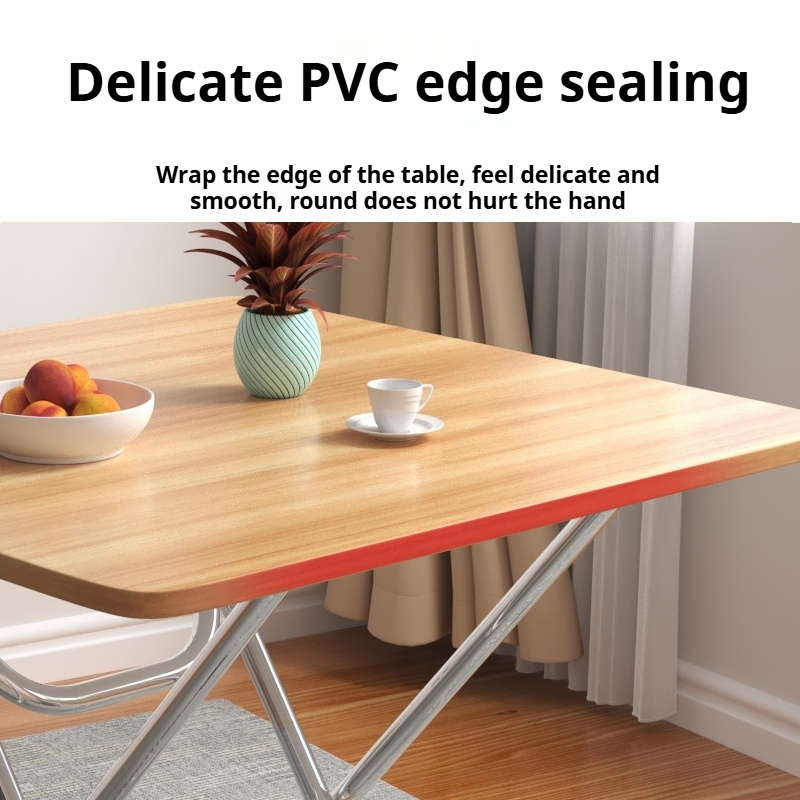Folding Table Home Eating Computer Dining Desk Meja Lipat Kayu Makan ...