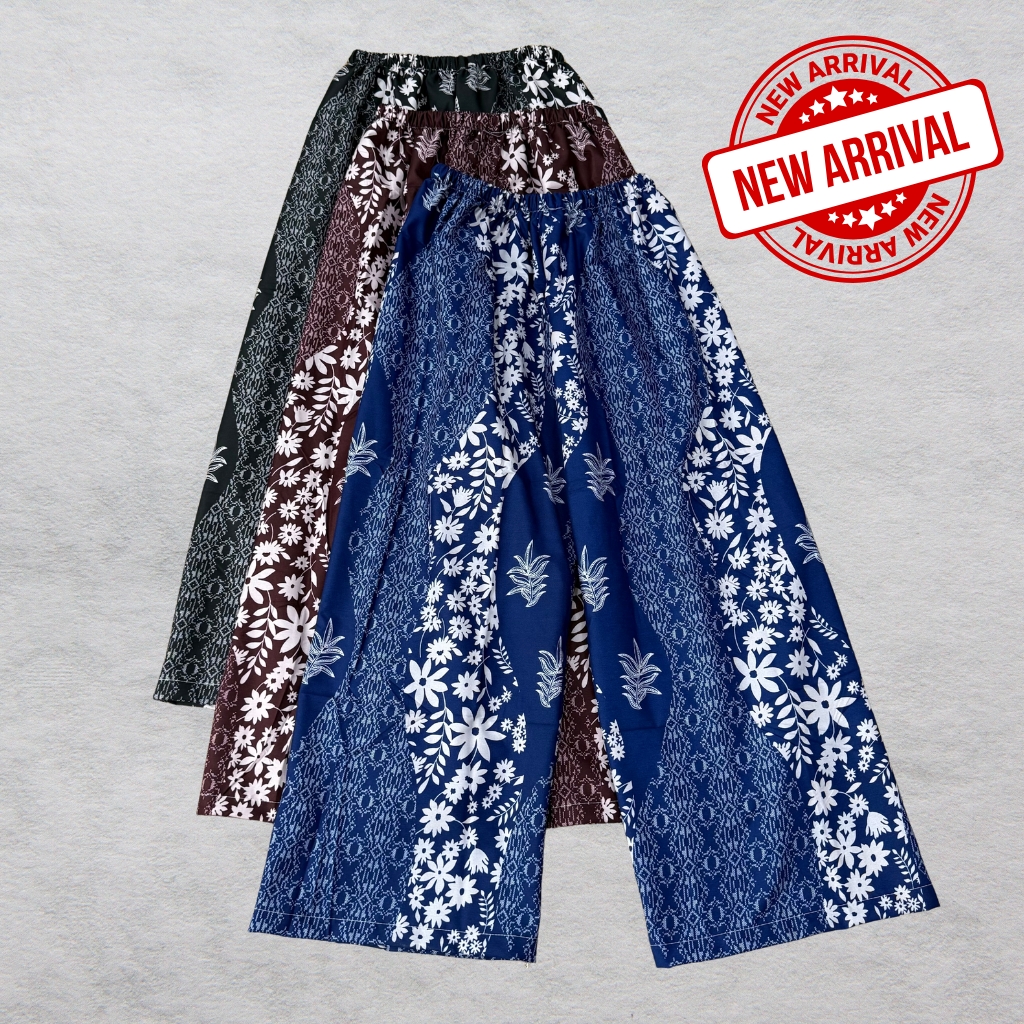 IVORY CLOTHING Flower Palazzo Long Pants / Seluar Batik Palazzo ...