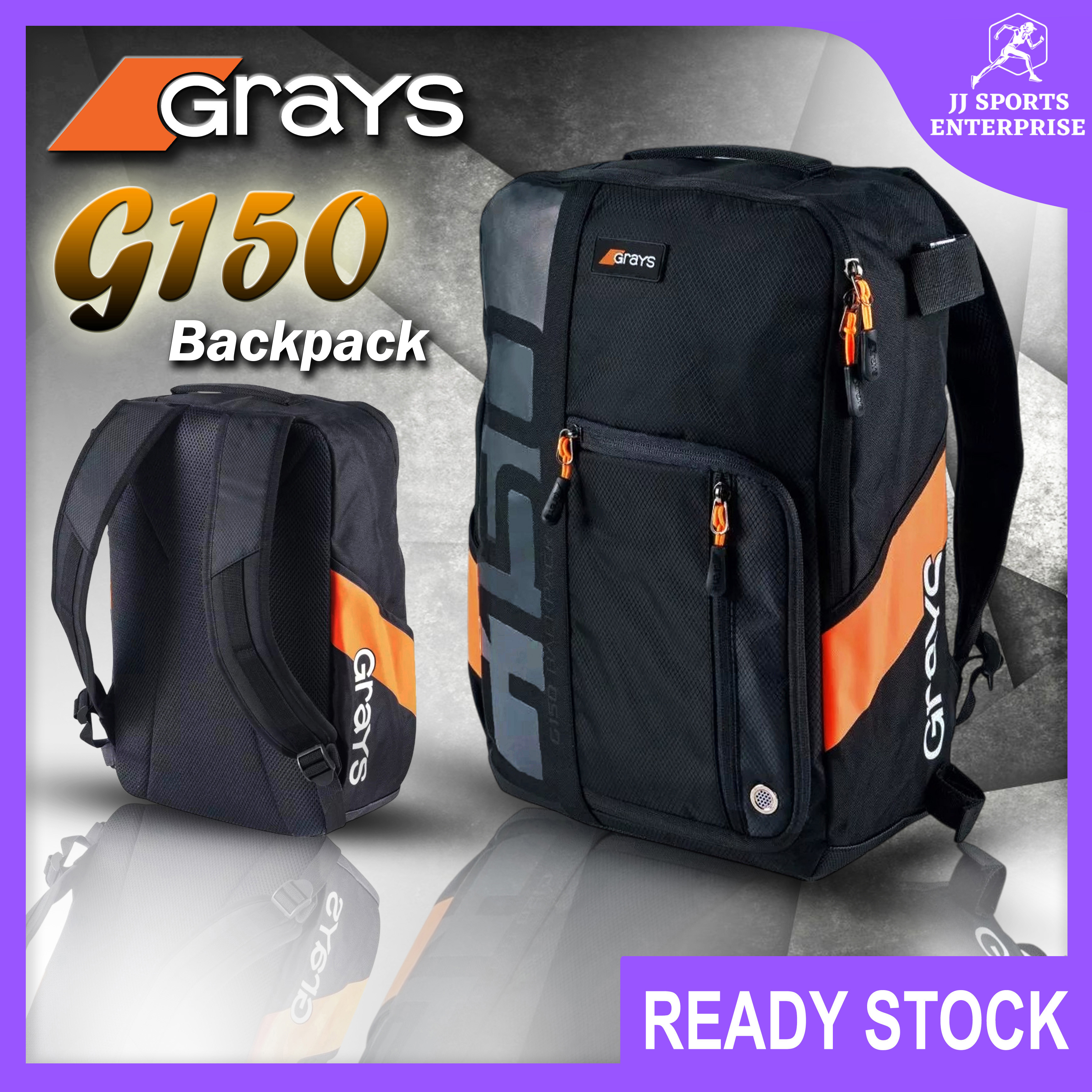 Grays G150 Hockey Backpack Grays Hockey Bag G150 Beg Kayu Hoki Black ...