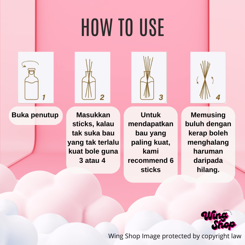 Home Diffuser Via Pinky Diffuser Air Freshener Pewangi Rumah Perfume ...