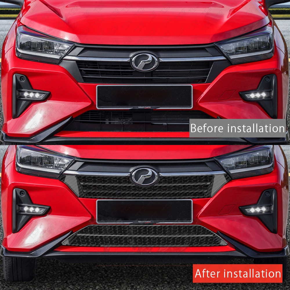 TCS NEW DESIGN CAR MA HONEYCOMB TOP&BOTTOM GRILLE COVER PROTECTIVE NET ...