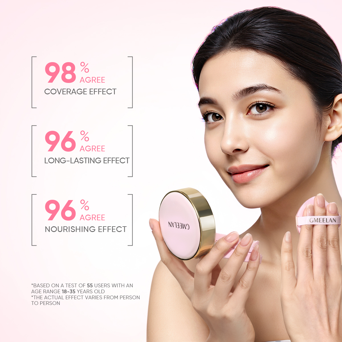 GMEELAN Black Truffle High Cover BHARepair Cushion-bb Cushion powder ...