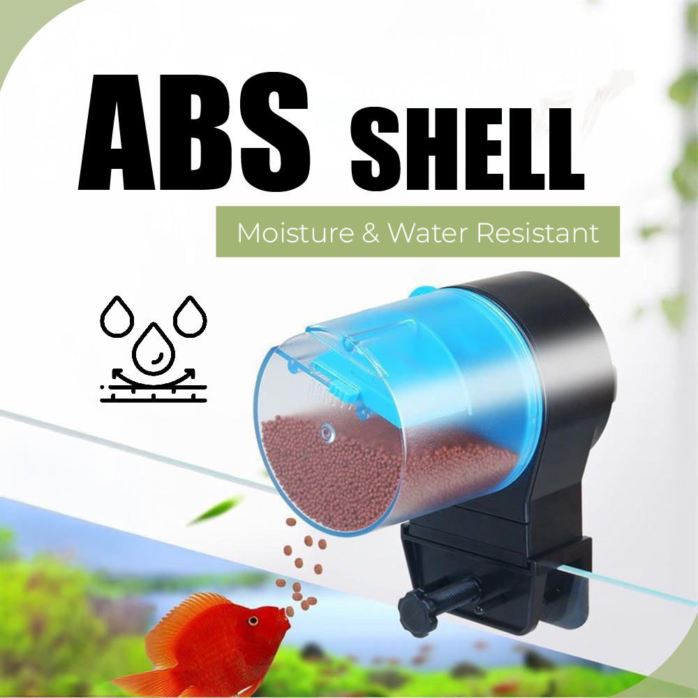 Automatic Fish Feeder Besar Aquarium Goldfish Smart Timing Auto Feeder ...