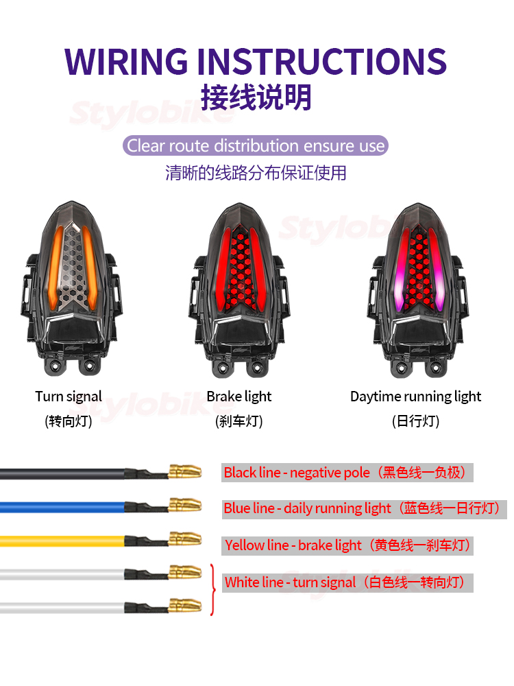R15 V3 V4 R15M Yamaha Tail Light Lampu Belakang RGB Rear Lamp LED ...