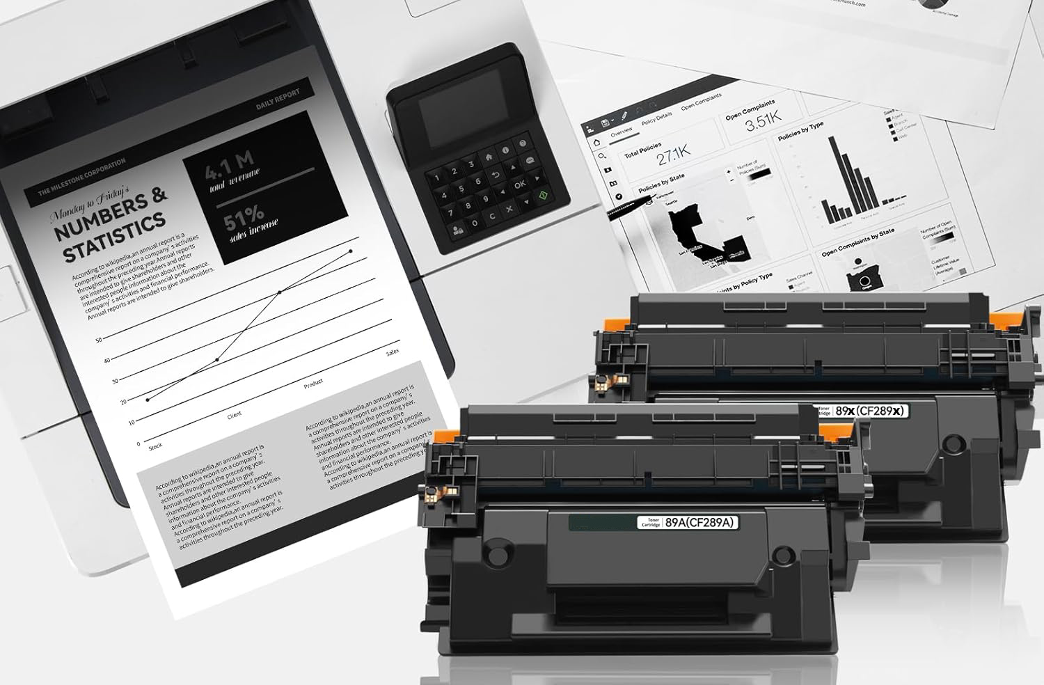 CF289X Compatible to HP 89A CF289A HP89X CF 289X LaserJet Pro ...