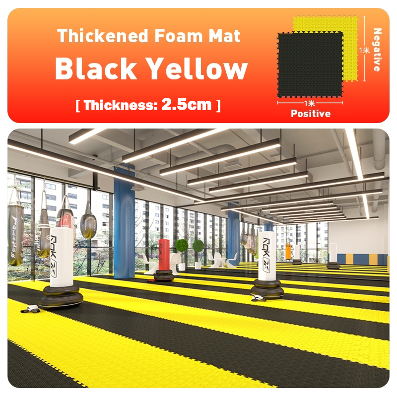 [FREE BORDERS]Puzzle Mat Gym Mat 100×100x2.5cm Baby Gym Playmat ...