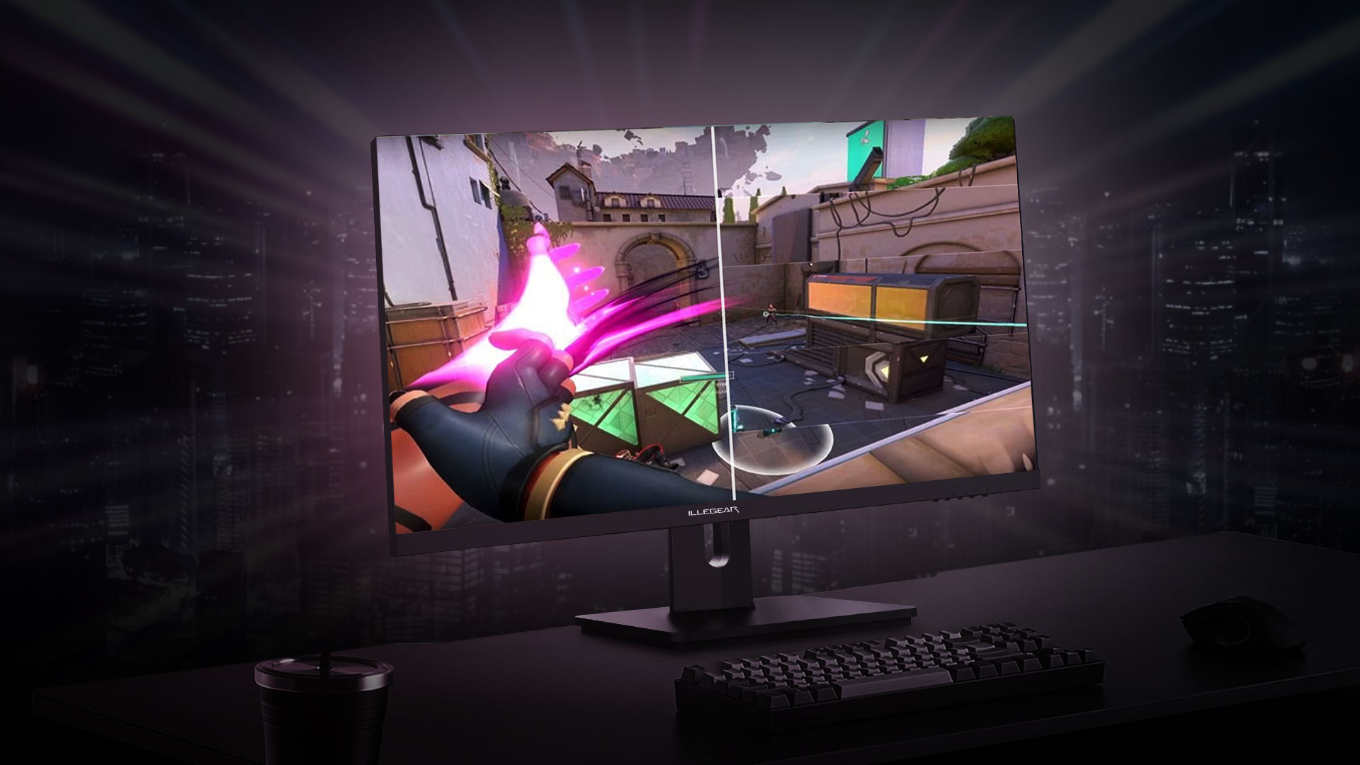 ILLEGEAR APEX 32 ULTRA 4K Gaming Monitor (32" UHD, 144Hz) [3 Year Carry ...