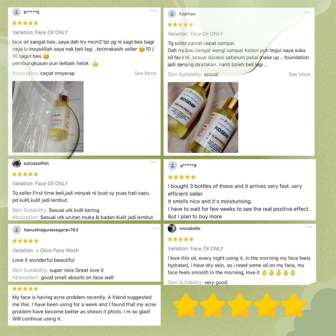 Collagen Booster - Rosehip Face & Body Oil Serum 30ml | Rahsia kulit ...