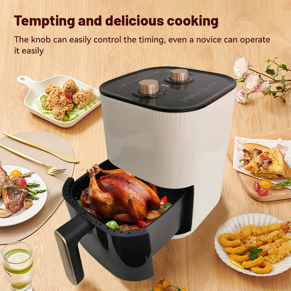 【1 Year Warranty 】5L Large Capacity Timer Multi FunctionNon Stick Oil ...