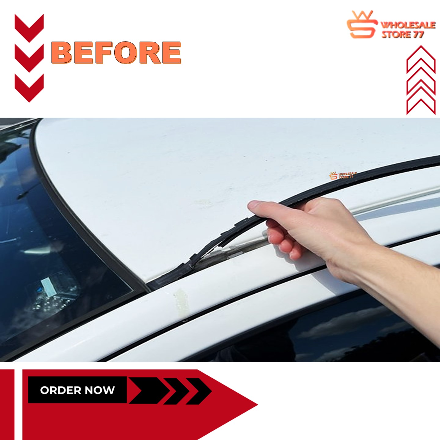 ORIGINAL | TOYOTA AVANZA 2012-2018 ROOF MOULDING LINING RUBBER OUTER STRIP GETAH LUAR BUMBUNG ...