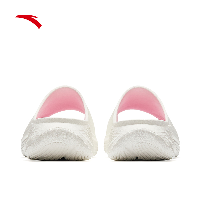 ANTA Women Basic Slippers Slippers 1225C8528-5 -Ivory White/Lotus Pink ...