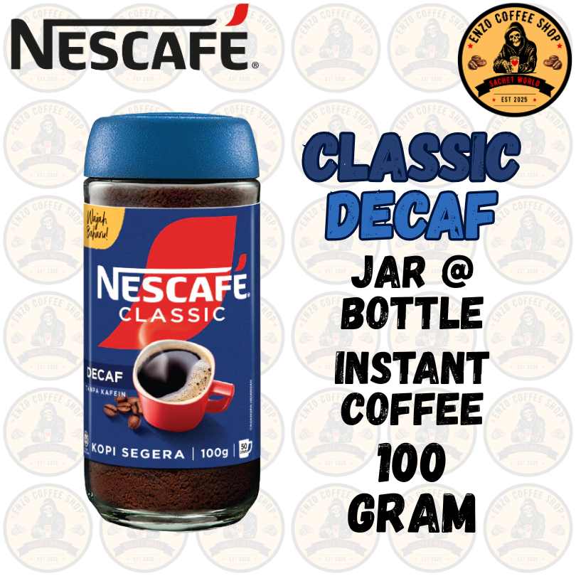 NESCAFE ORIGINAL CLASSIC / DECAF JAR / BOTTLE / 50G 100G 200G / NESCAFE INSTANT COFFEE / ARABICA ...