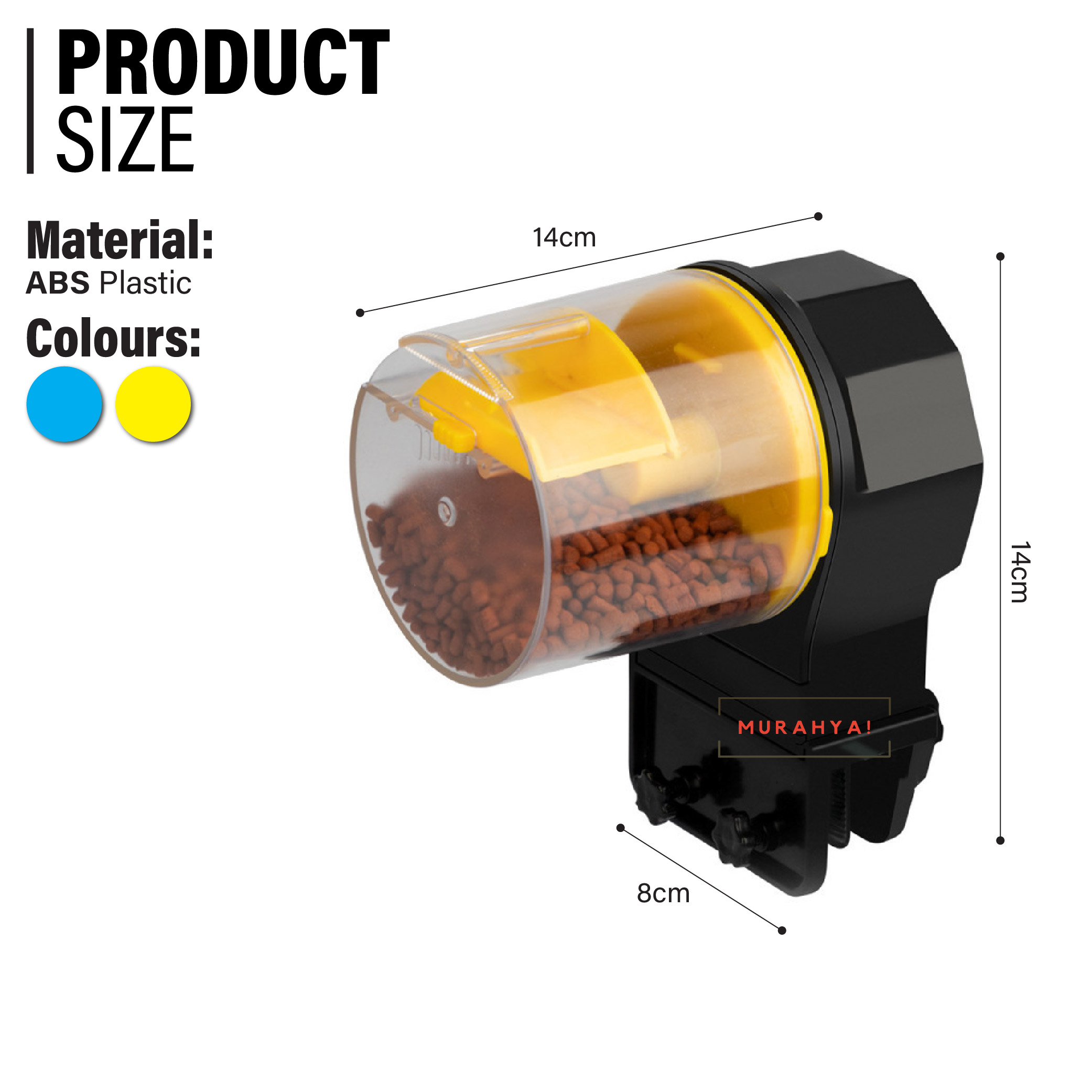 Fish Feeder Besar Automatic Aquarium Goldfish Smart Timing Auto Feeder ...
