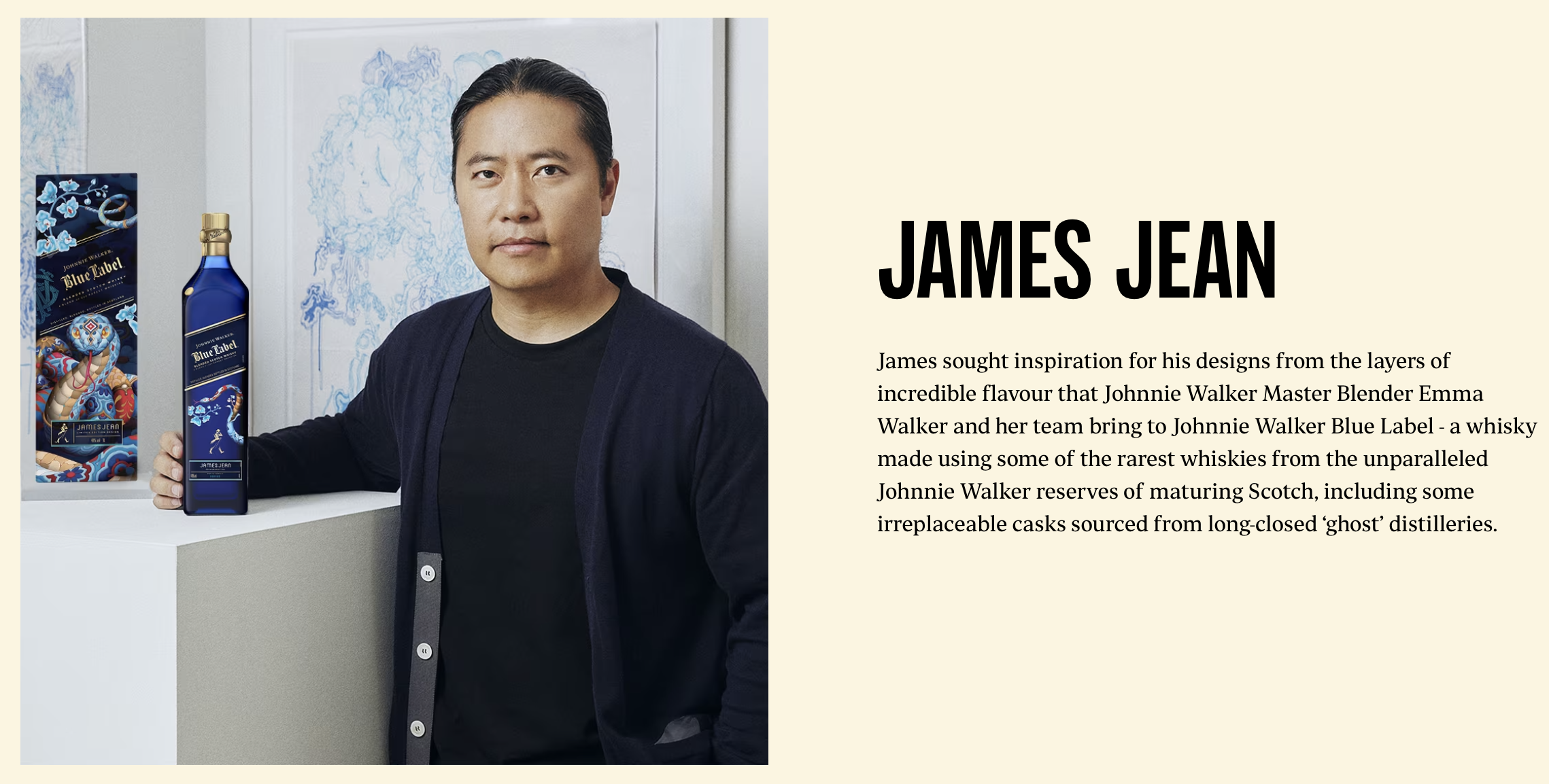 Johnnie Walker Blue Label Snake by James Jean 2025 Limited Edition ...
