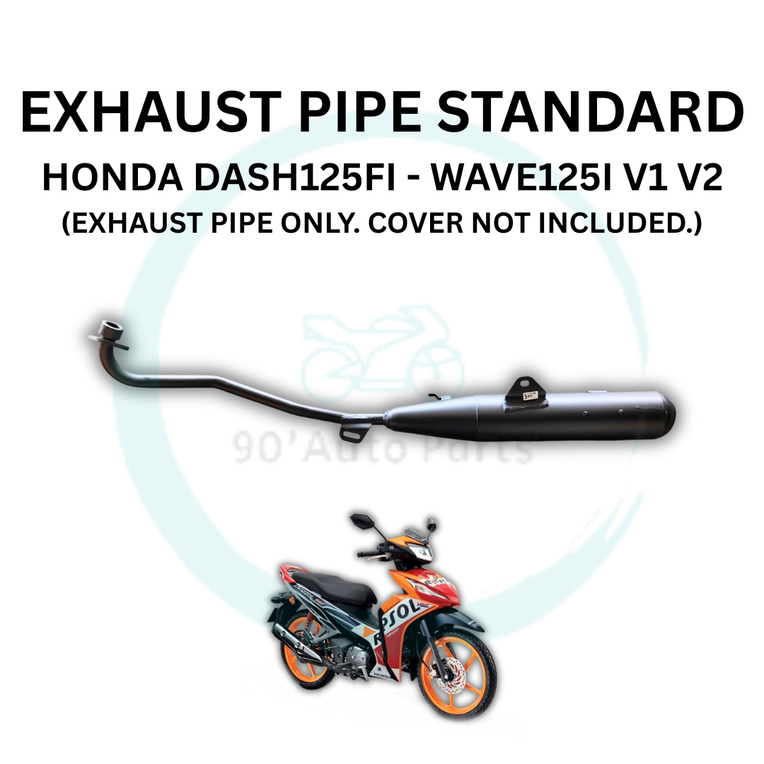 EJM EXHAUST PIPE STANDARD EKZOS PAIP HONDA DASH 125FI DASH 125 FI WAVE ...