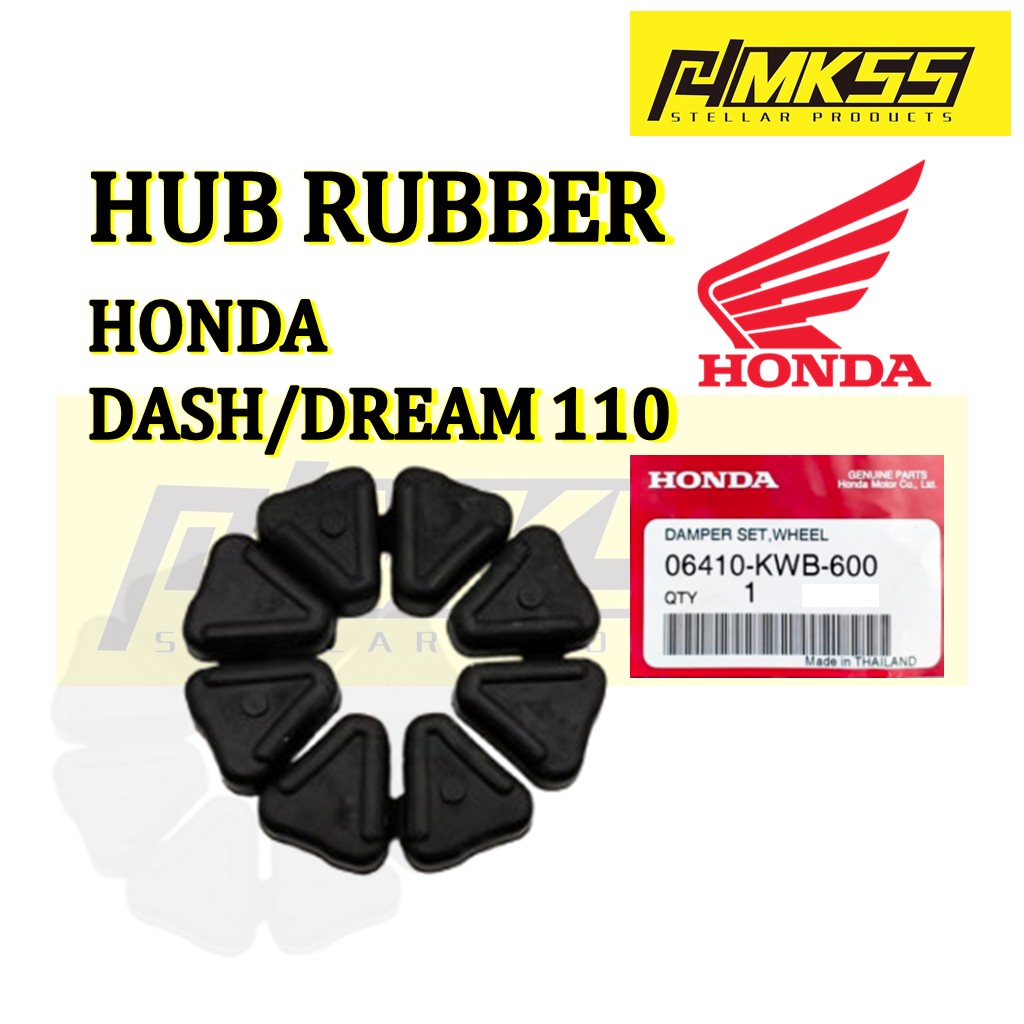 HONDA KWB Hub Rubber Honda Wave110 RS150 Dash110 Wave Alpha CX DX CBR Future DRUM / EX5110 ...