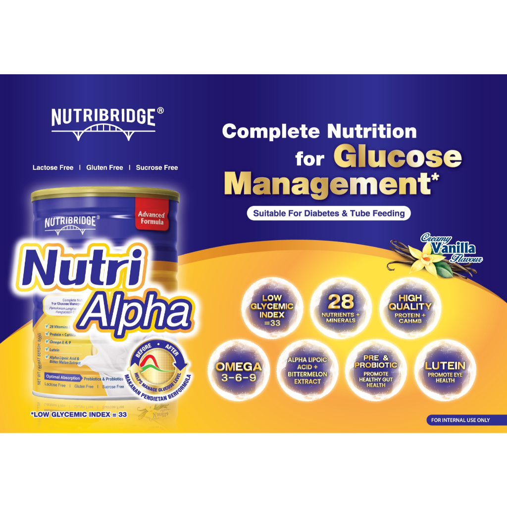 NUTRIBRIDGE Nutri Alpha Milk 800g ( 1 Can ) | Shopee Malaysia