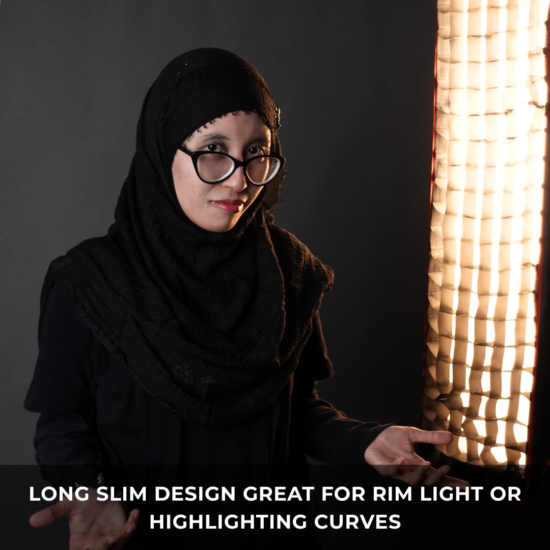 GS StripBox Rectangular Softbox with Grid 30x140cm for Rim Light & Full ...