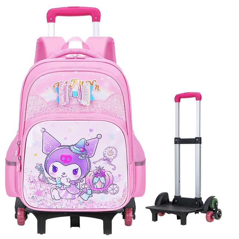 6 Wheels Cute KUROMI CINNAMOROLL MELODY Good Quality Trolley Luggage ...