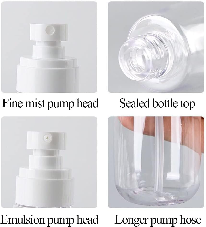Small Spray Bottle, Travel Size Spray Bottles Refillable Fine Mist Hair ...