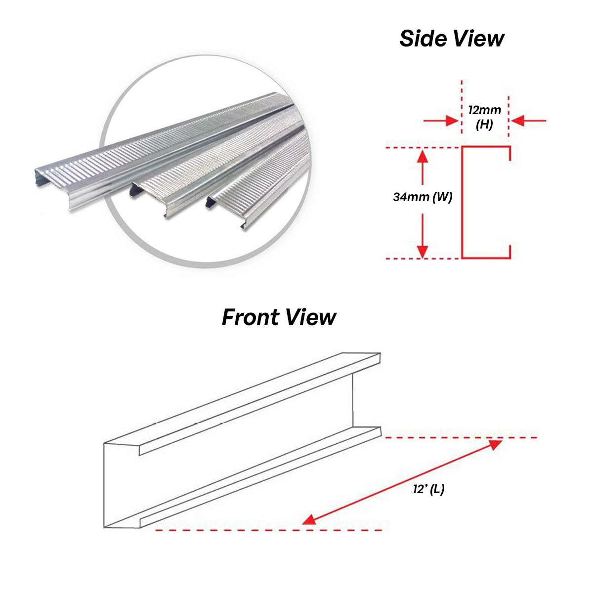 [Kuala Lumpur & Lembah Klang Sahaja] Astino Galvanized G.I Small C ...