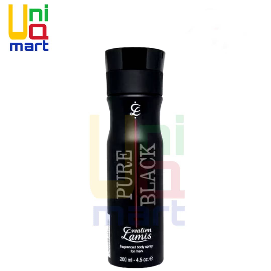 CREATION LAMIS FRAGRANCED BODY SPRAY FOR MEN AND WOMEN(PURE BLACK,DARK ...