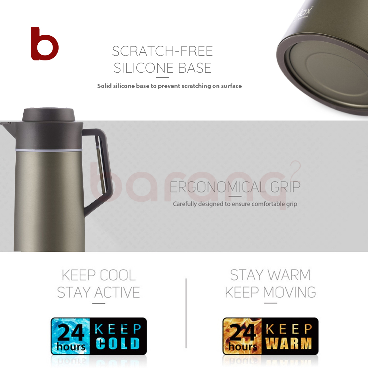 [Best Quality in Malaysia] RELAX 18.8 Stainless Steel Thermal Carafe ...