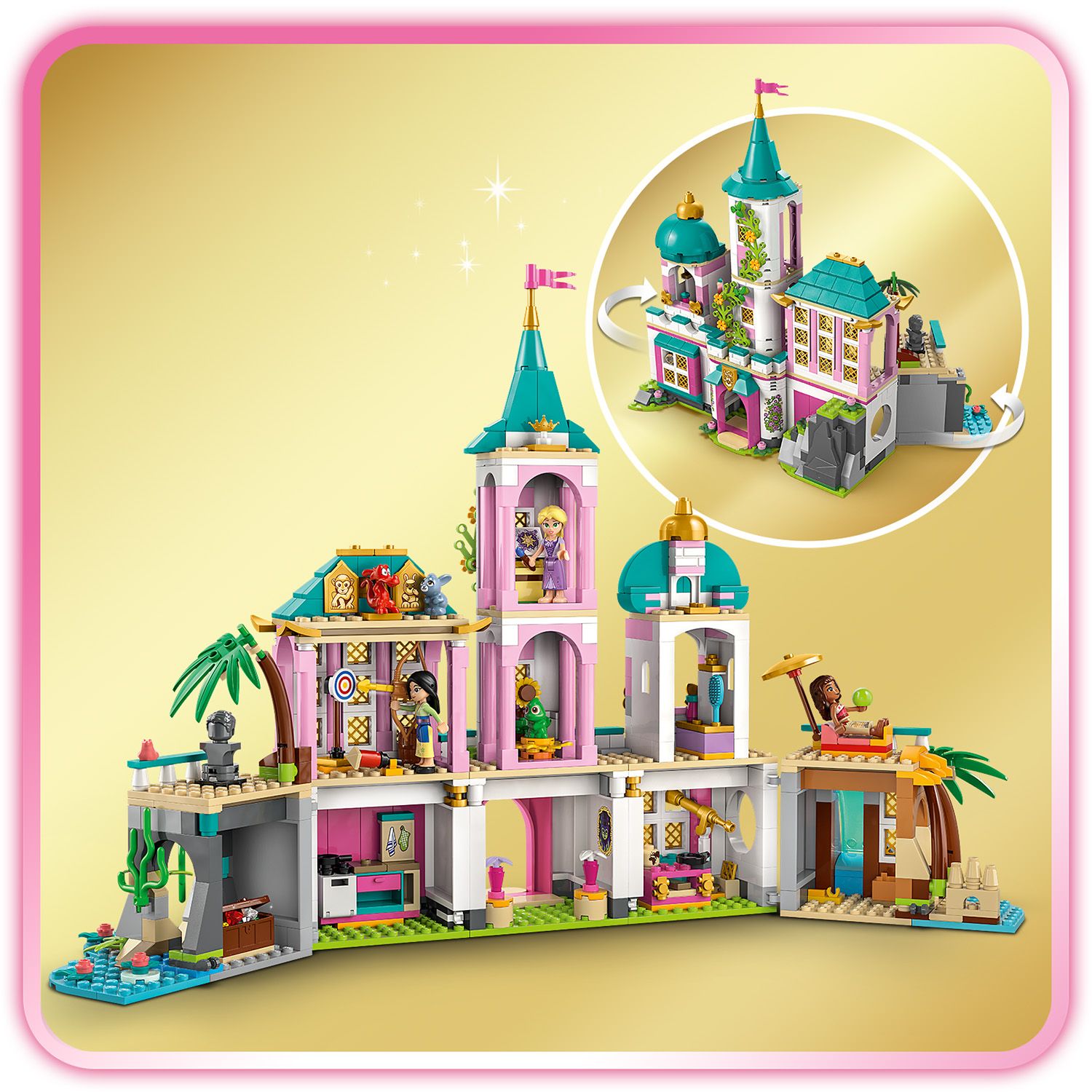LEGO Disney Princess 43267 Princess Castle & Royal Pets (787 Pieces) | Shopee Malaysia
