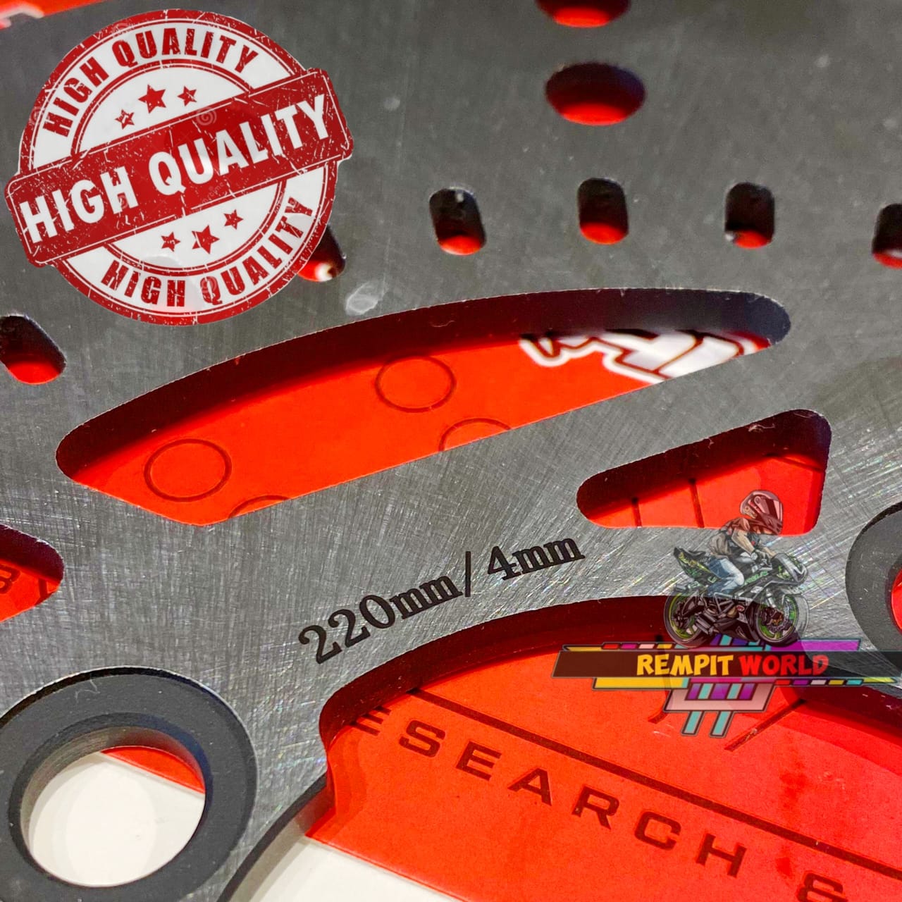 DISC PLATE RCB VARIO 160 E2 FRONT 220MM 4 LUBANG BRAKE DISC VARIO 160 ...