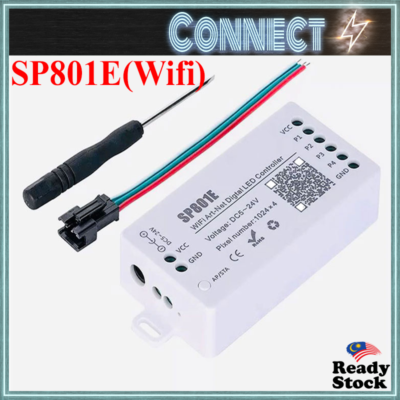 SP801E WS2812B LED Strip Light Controller WS2811 WS2815 WS2815B 4Pin ...