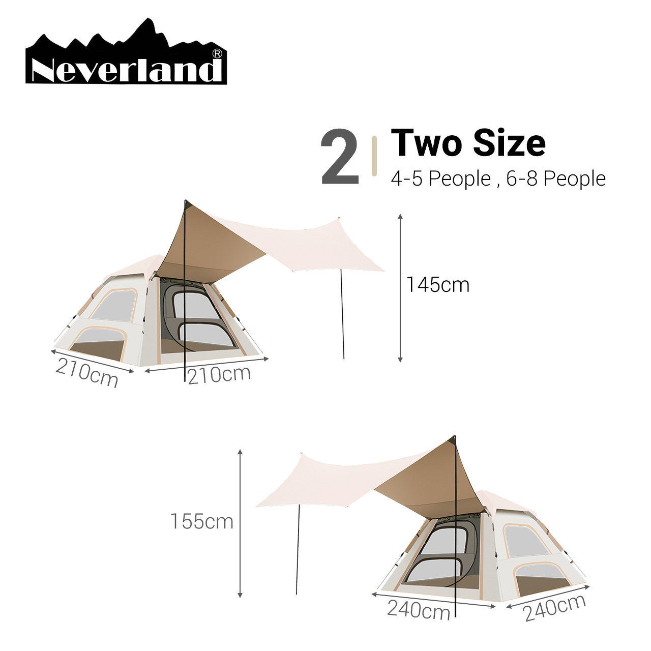 Automatic Camping Tent Portable Waterproof Lightweight Khemah Murah ...