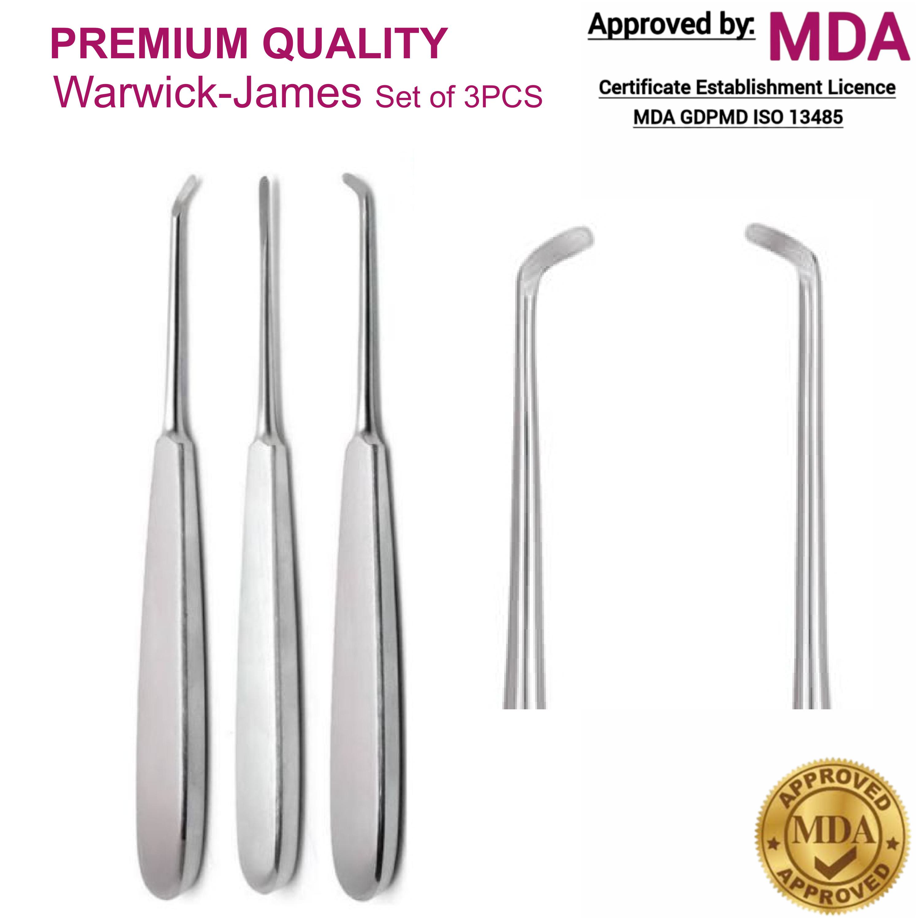 Dental Warwick James Elevator Regular Right Left Straight - Stainless ...