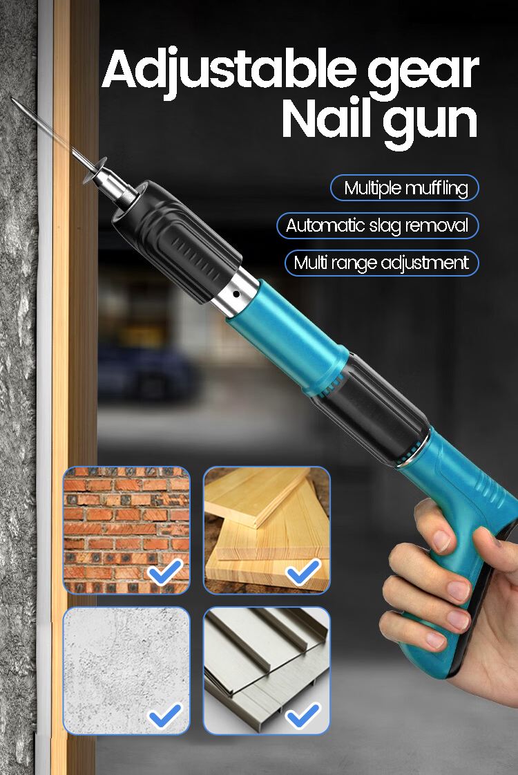 【24 Hours Delivery】 Nail Gun Multifunction Fast Fastening Hardware ...