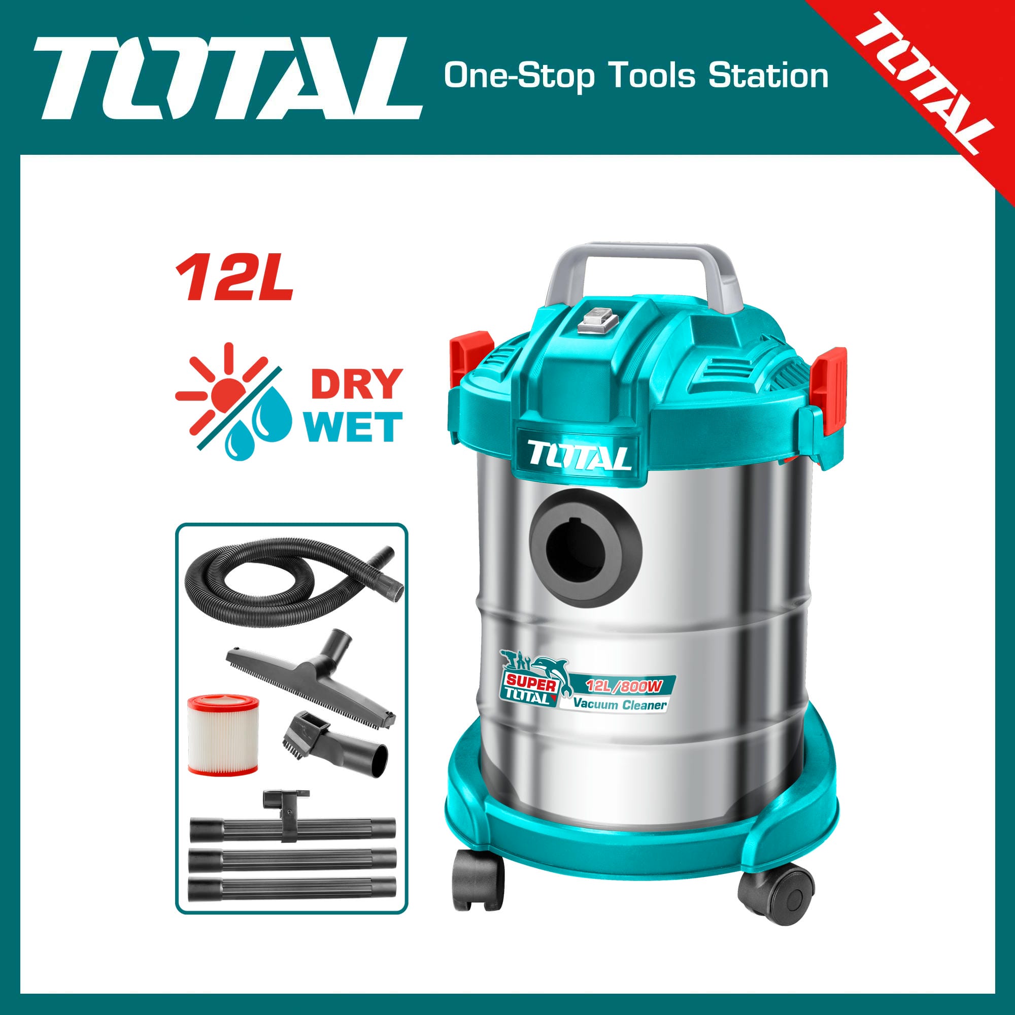 TOTAL Vacuum cleaner TVC14122 | Shopee Malaysia