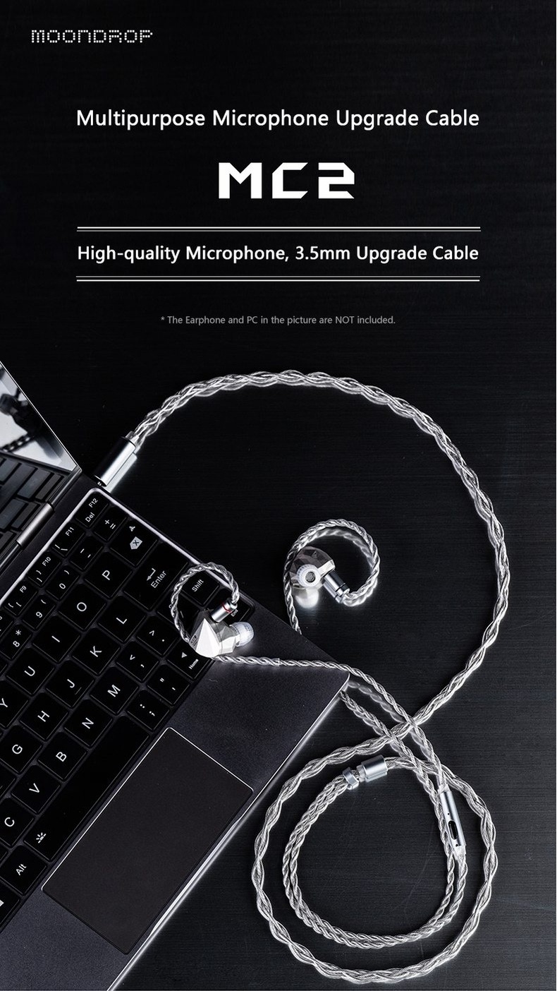 Moondrop MC2 Multipurpose Microphone In-Line Control 3.5mm Plug ...